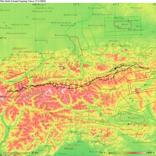 sis-at Tageswertung - Segelflug über 580 km von Niederoeblarn mit einer ...